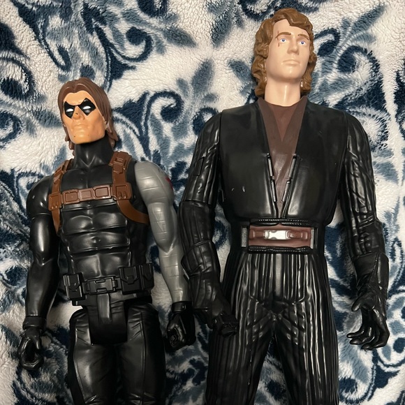 Hasbro | Toys | Skywalker And Bucky Barnes Large Action Figure | Poshmark